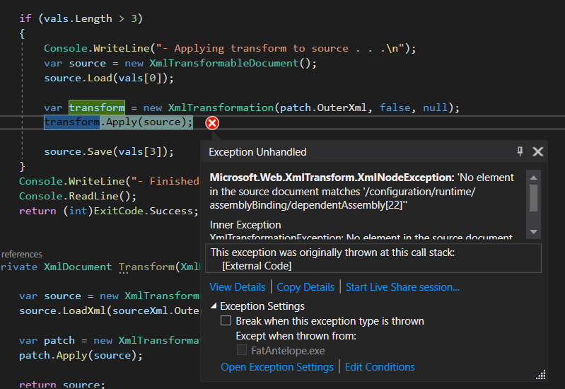 Error when creating Transformed File · Issue #11 · CameronWills/FatAntelope · GitHub