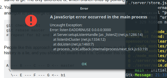 unhandled exception when starting electron dev · Issue #294 · nukeop/nuclear · GitHub