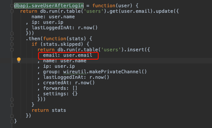 login for LDAP return ReqlDriverCompileError: Argument 1 to get may not be `undefined`. · Issue ...