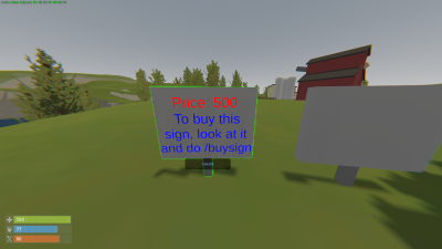 Changing barricade ownership of signs still allows the original owner ...