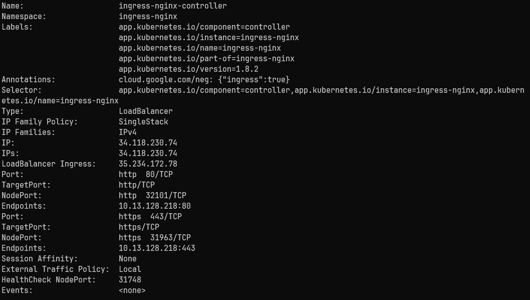 Ingress gives 503 error on subdomain 'asd' but succeeds on 'www', 'one ...