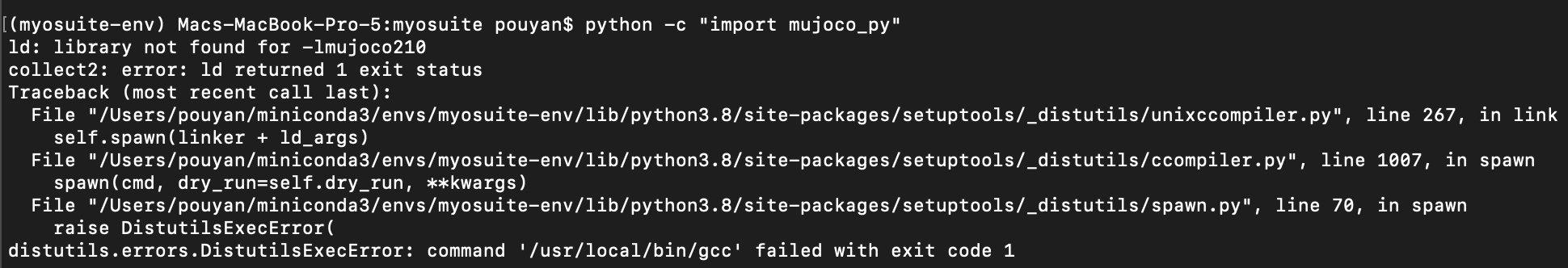 Installing Myosuite on MacOS Ventura 13.3.1 · Issue #39 · MyoHub/myosuite · GitHub