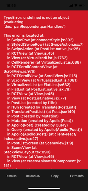 undefined is not an object(panresponder panhandlers) · Issue #1138 · sysgears/apollo-universal ...