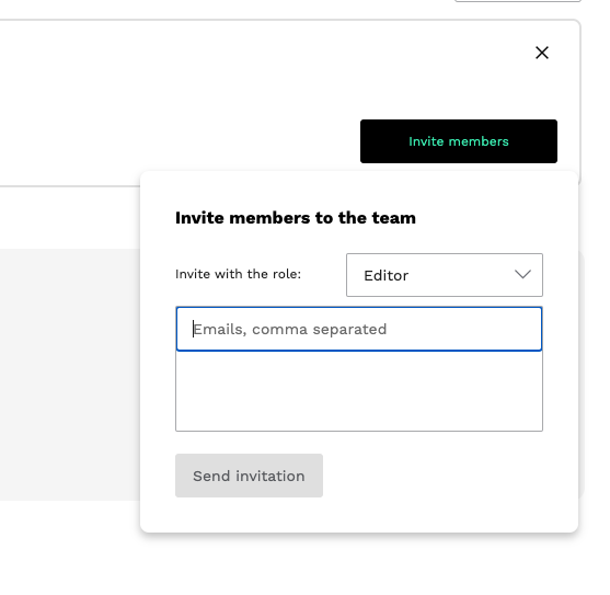 bug: invite members text on button not completely visible and button ...