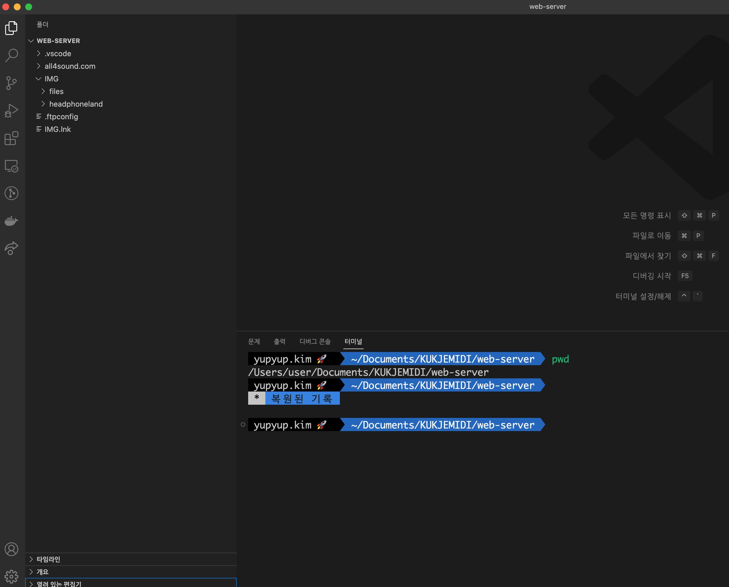 Typing on the folder area is disabled after placing the folder area to terminal area · Issue ...
