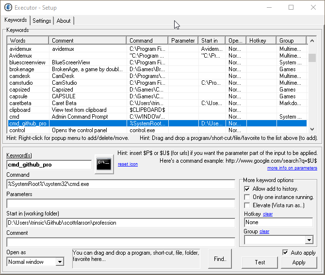 PowerToys Run - Add Keyword Functionality · Issue #13049 · microsoft/PowerToys · GitHub