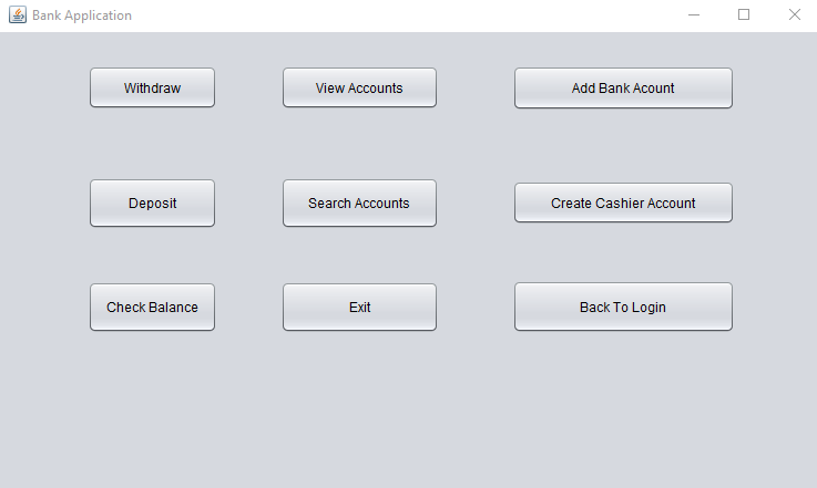 GitHub - gmalsha/Bank-Mangement-System: Java Swing project