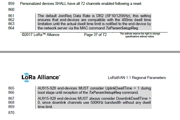 RegionAU915 Default Dwell Time · Issue #531 · Lora-net/LoRaMac-node · GitHub