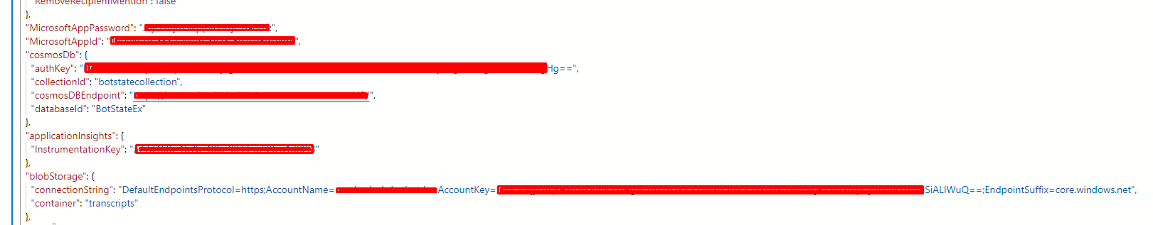 request to http://localhost:3979/api/messages failed, reason: connect ...