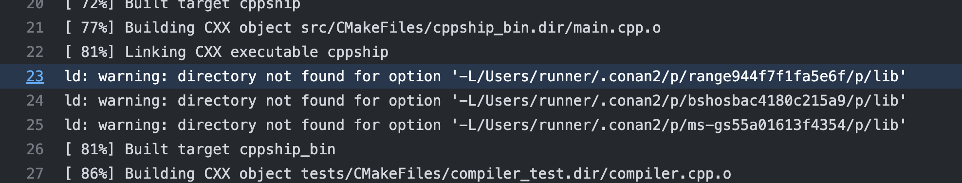 [bug] [conan2] redundant "-L" for header only package · Issue #13702 · conan-io/conan · GitHub