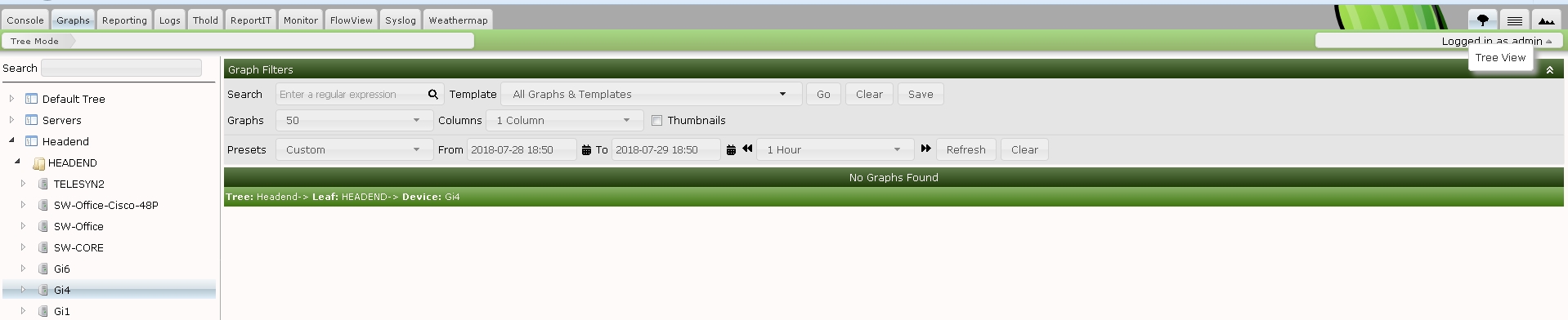 [1.2.0] Graph Trees - Missing graphs · Issue #1765 · Cacti/cacti · GitHub