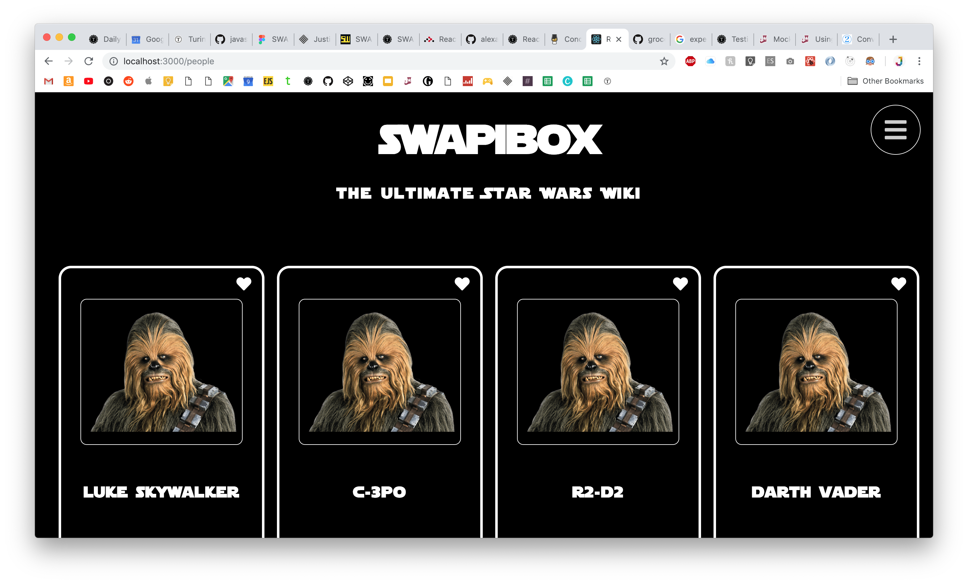 GitHub - JustinTorrance/swapi: The ultimate Star Wars wiki. GitHub - JustinTorrance/swapi: The ultimate Star Wars wiki.