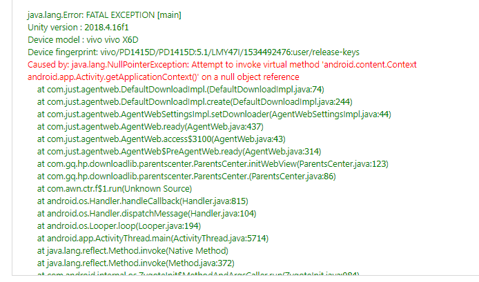 5.1报空指针 · Issue #756 · Justson/AgentWeb · GitHub