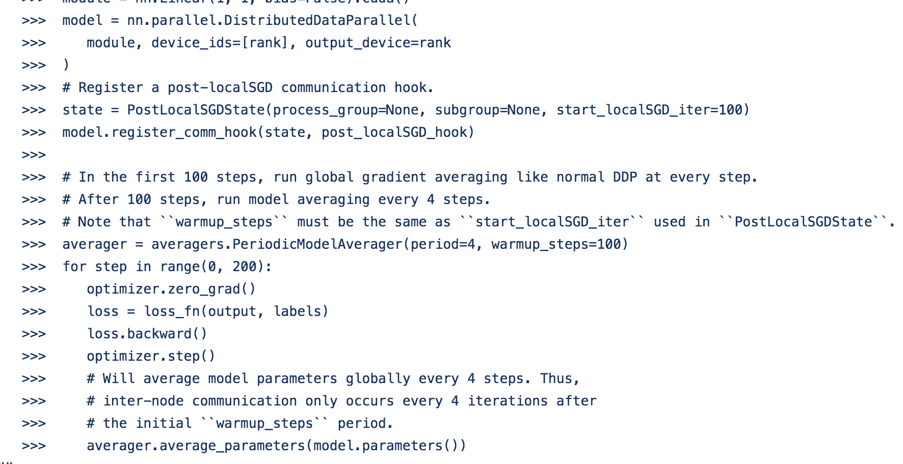 post local sgd decreases accuracy · Issue #74157 · pytorch/pytorch · GitHub