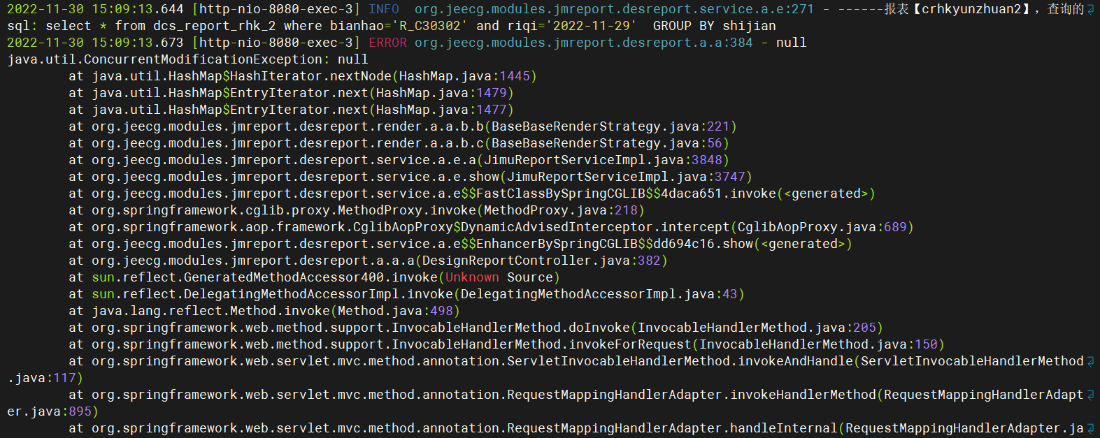 自定义横向分组数据超过8条时报错 · Issue 1477 · Jeecgboot Jimureport · Github
