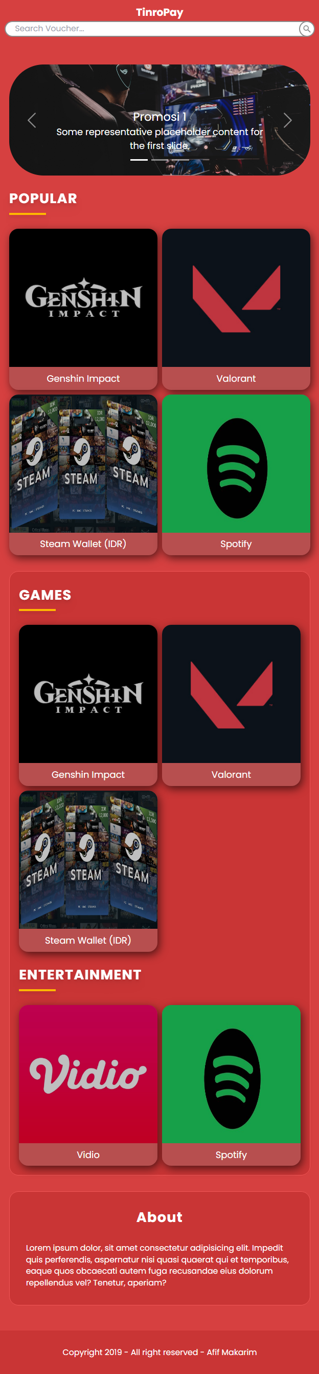 GitHub - afifmakarim/tinropay-reactjs: selfproject - website top up voucher