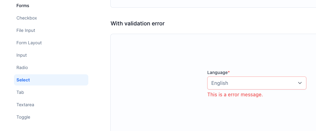 Docs Website: Textarea validation error doesn't have the red border like input · Issue #18 ...