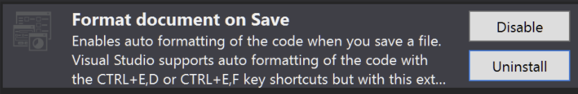 It used to work but now it doesn't · Issue #35 · Elders/VSE-FormatDocumentOnSave · GitHub