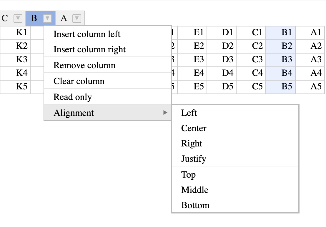 [RTL] DropdownMenu (Column Header) · Issue #8826 · handsontable/handsontable · GitHub