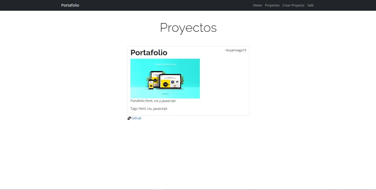 GitHub - bryamvega7/portafolio: Proyecto Unidad 4