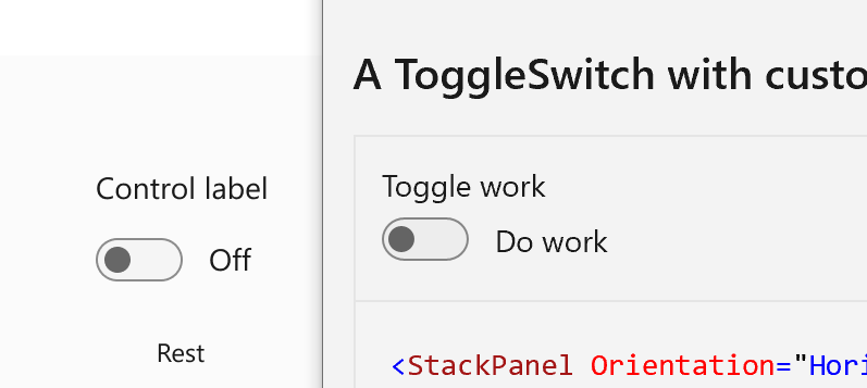 Toggleswitchs Header Is Too Close To The Control And Focus Rect Needs More Padding · Issue