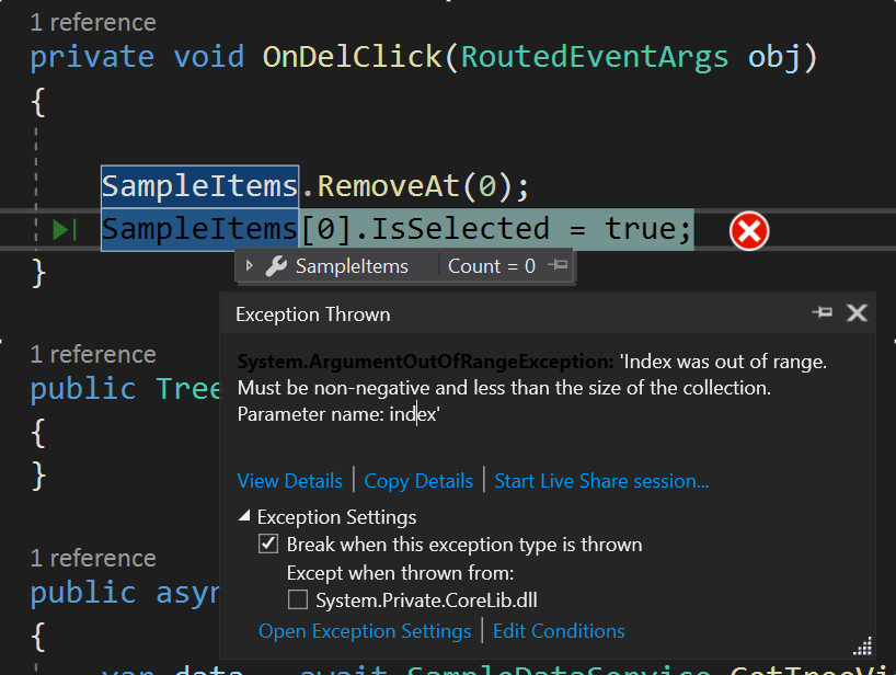 TreeView - AccessViolationException on remove an item · Issue #2405 · microsoft/microsoft-ui ...