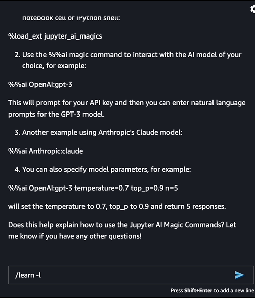 Chat UI becomes unresponsive in Studio after a while · Issue #206 · jupyterlab/jupyter-ai · GitHub