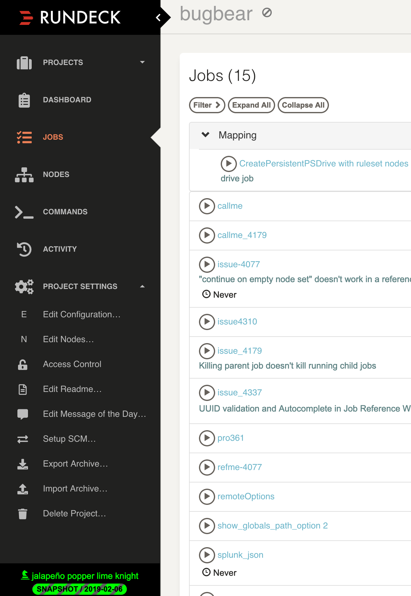 Import Archive button missing in Admin page · Issue #4517 · rundeck/rundeck · GitHub