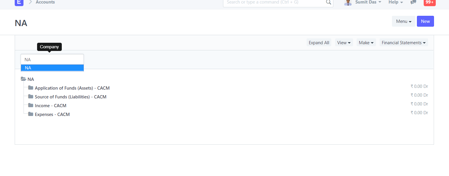 charts of account list of company not working · Issue #7478 · frappe/frappe · GitHub