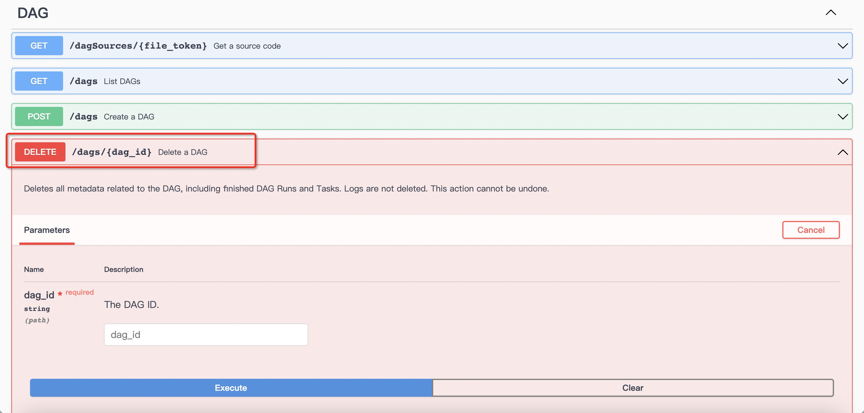 the API of delete_dag does not delete the record in dag_code · Issue #20458 · apache/airflow ...