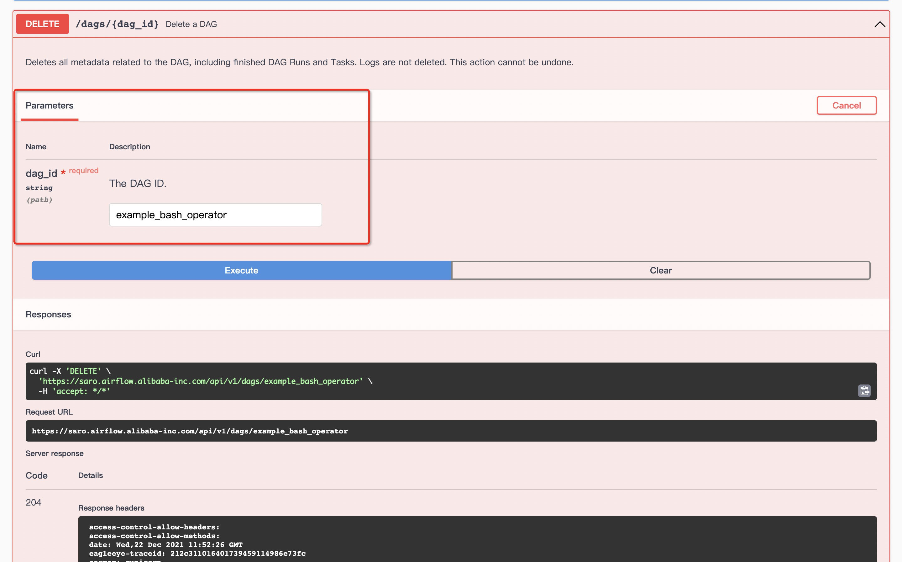 the API of delete_dag does not delete the record in dag_code · Issue #20458 · apache/airflow ...
