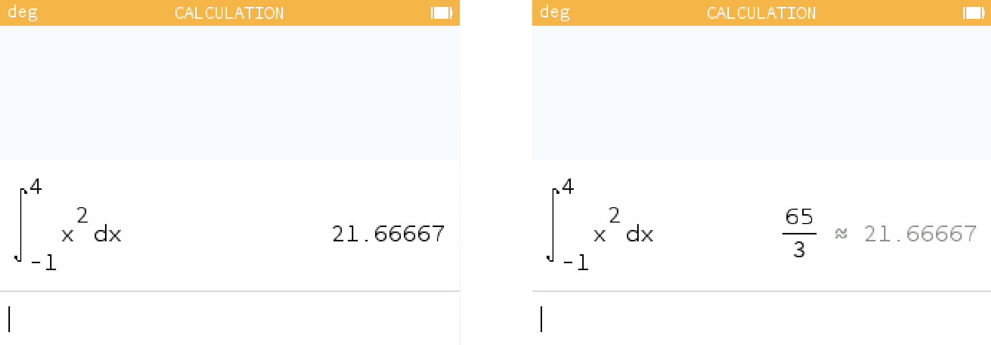 Calculation: fractional results for integrals and derivatives · Issue #1720 · numworks/epsilon ...