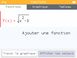 Functions - Exact values in Table of values · Issue #1785 · numworks/epsilon · GitHub