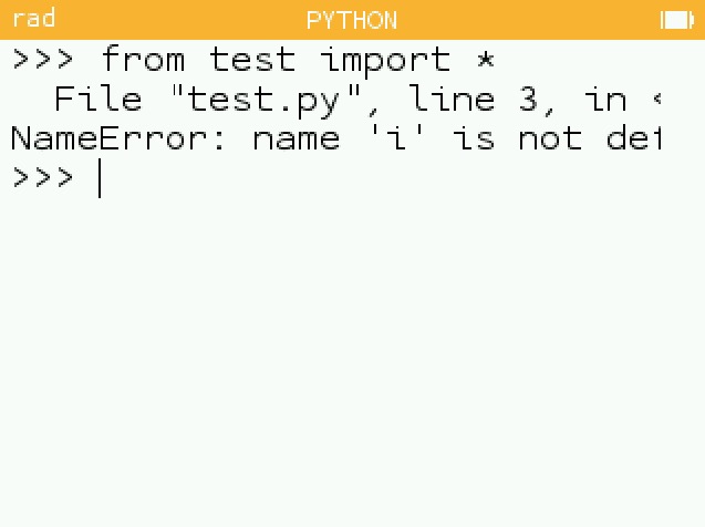 Python debug: go to a detected error · Issue #997 · numworks/epsilon · GitHub