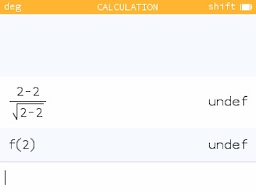 Functions: table of values providing values for undefined images · Issue #1688 · numworks ...
