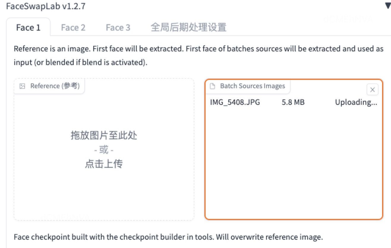 Batch Sources Images , uploading · Issue #106 · glucauze/sd-webui-faceswaplab · GitHub