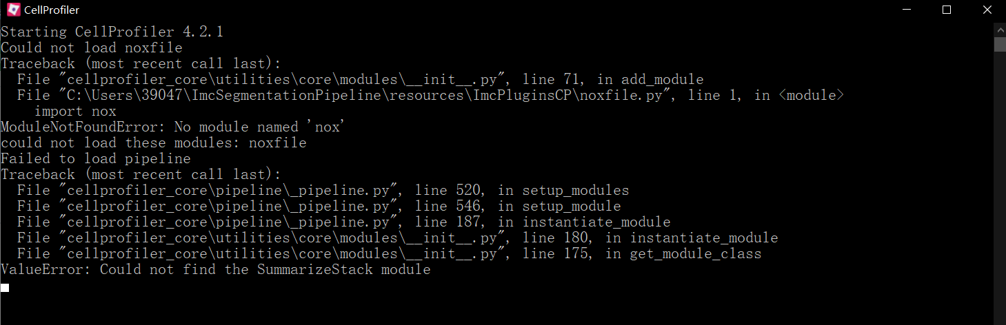 Error in open 1_prepare_ilastik.cppipe · Issue #105 · BodenmillerGroup ...