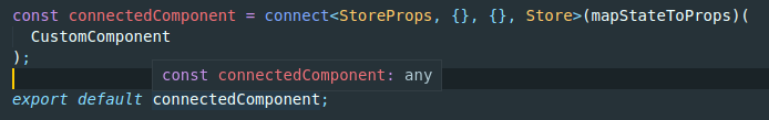 Connected components are not correctly typed · Issue #1372 · reduxjs/react-redux · GitHub