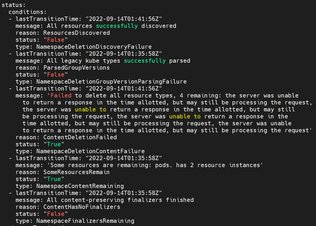 Why the status about namespace submariner-operator is always terminating? · Issue #2223 ...