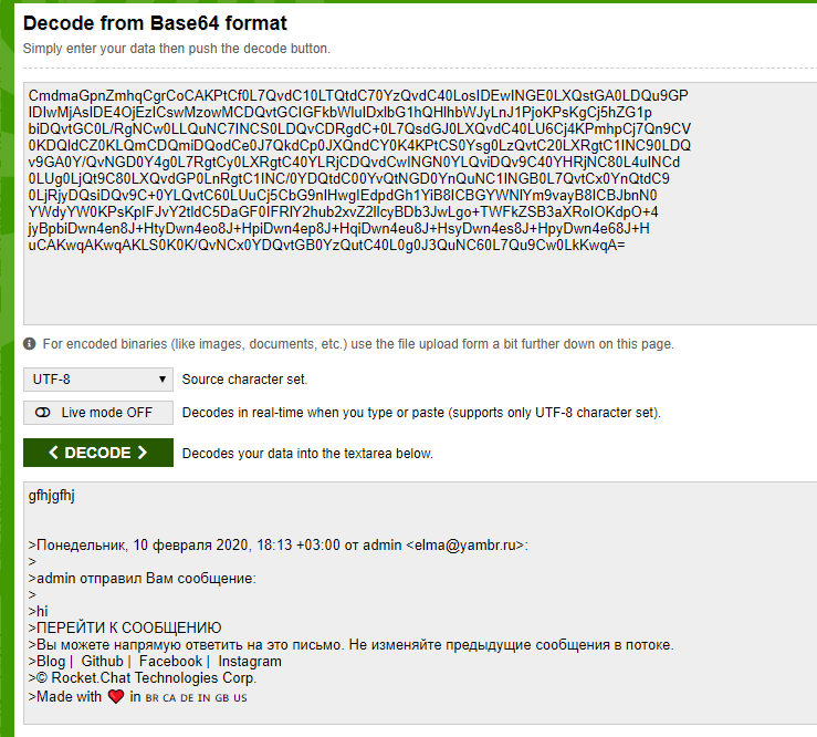 Direct reply from email - adding base64 encoded message · Issue #16545 · RocketChat/Rocket.Chat ...