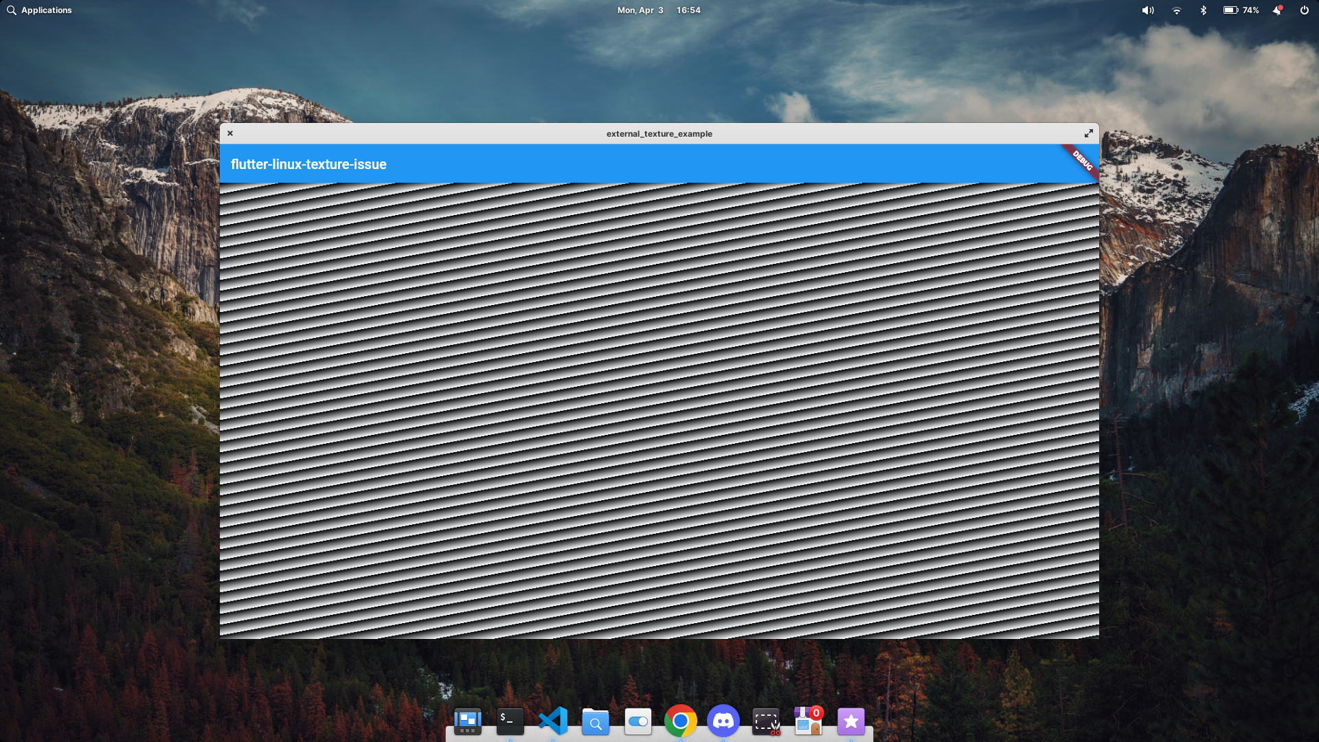 [Regression][GNU/Linux] FlTextureGL is no longer working on Flutter 3.9 ...