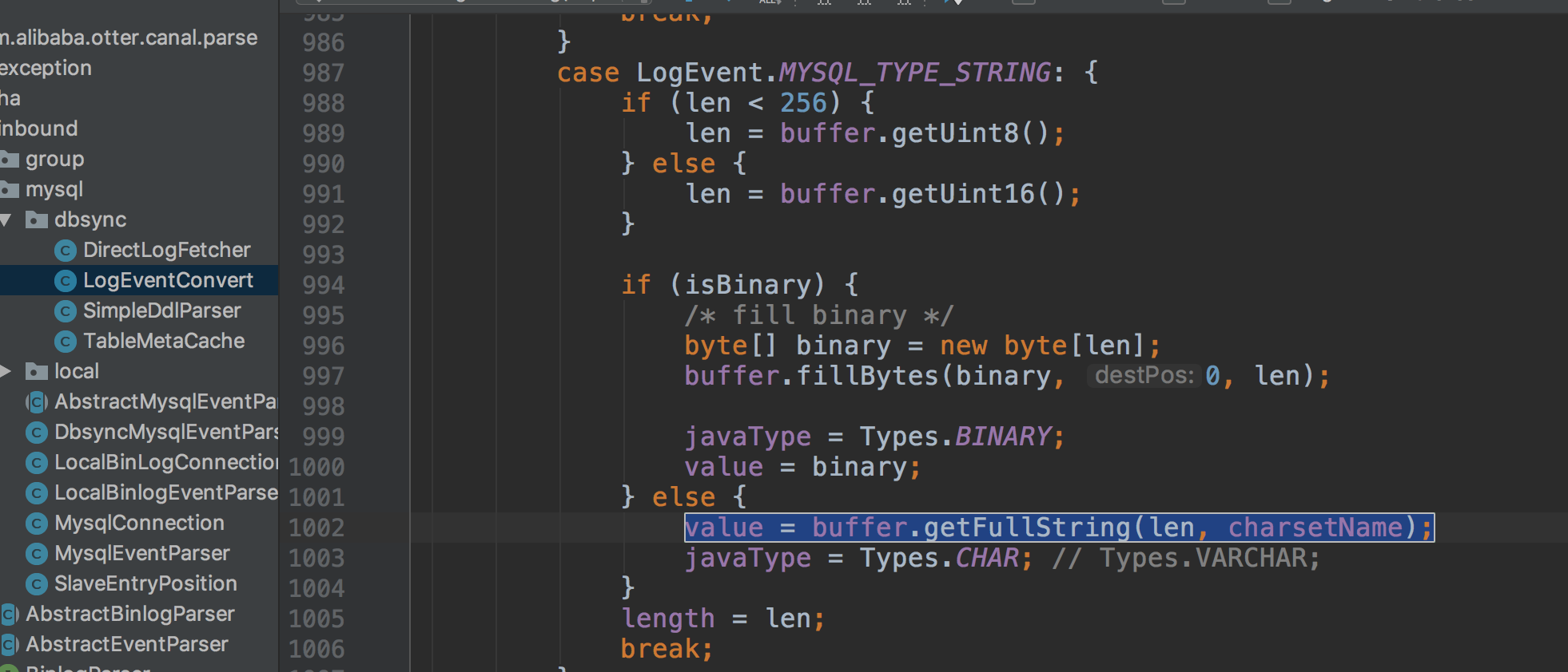 对于mysql enum类型 canal默认返回int（即1，2，3，...），如何返回enum中的value？ · Issue #1008 · alibaba/canal · GitHub
