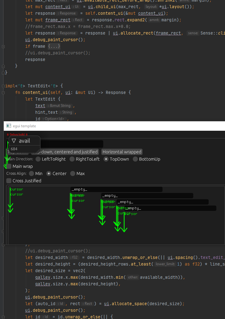 Alignment broken. · Issue #179 · emilk/egui · GitHub
