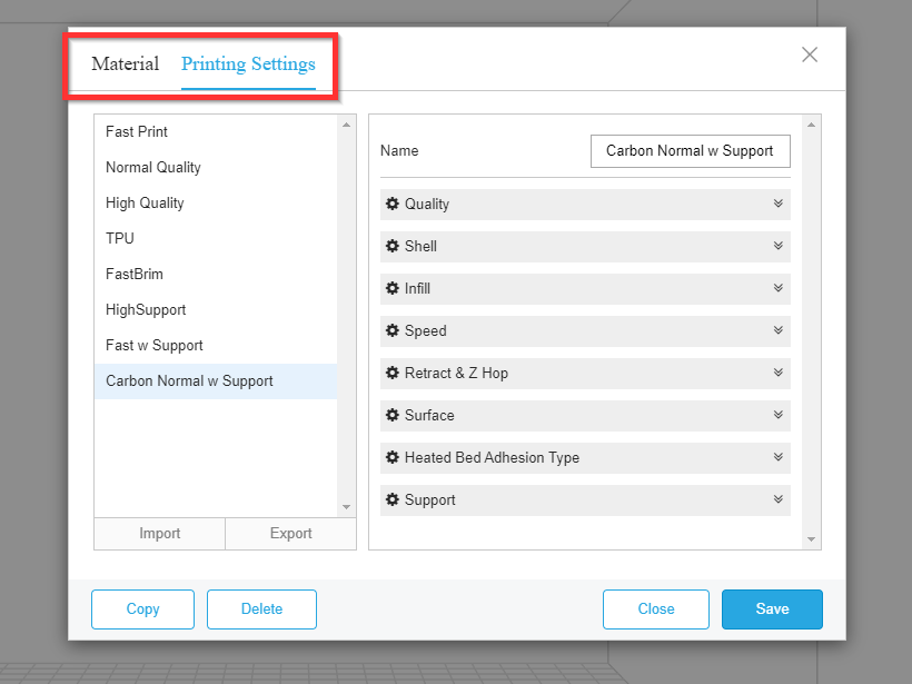 Bug: Wrong Font in Header of Material & Print Settings Dialogue · Issue #899 · Snapmaker/Luban ...