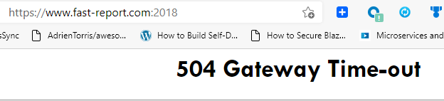 Your online demo (https://www.fast-report.com:2018/) is not responding · Issue #269 ...