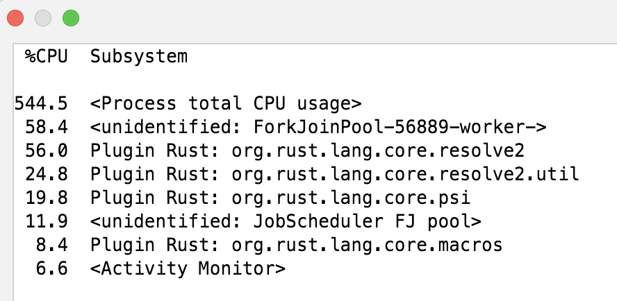 Continuously doing something · Issue #8105 · intellij-rust/intellij-rust · GitHub