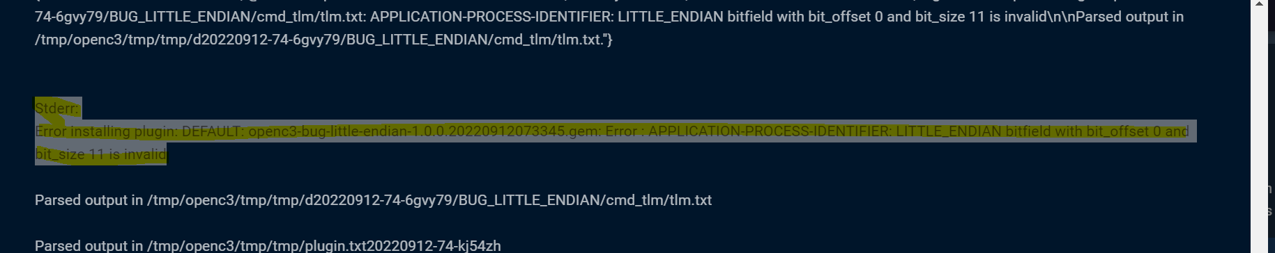 Bug: Bit fields does not work for little endian format · Issue #135 · OpenC3/cosmos · GitHub