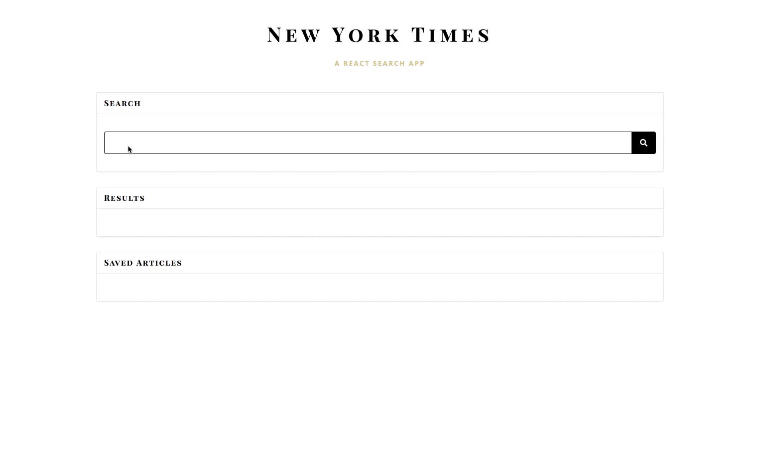 GitHub - chloechoudesign/React-NYT-Search
