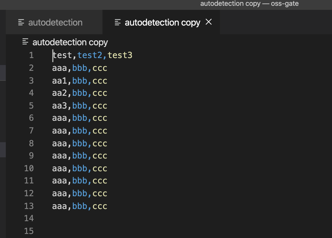 Autodetection doesn't work on comma separated file in Plain text language mode · Issue #61 ...