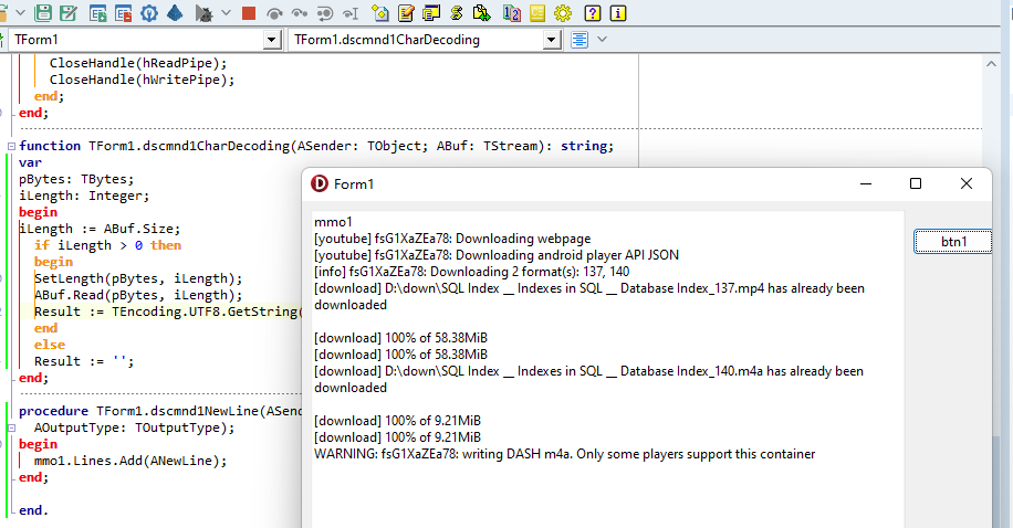 Invoking command output information loses characters · Issue #20 · TurboPack/DOSCommand · GitHub